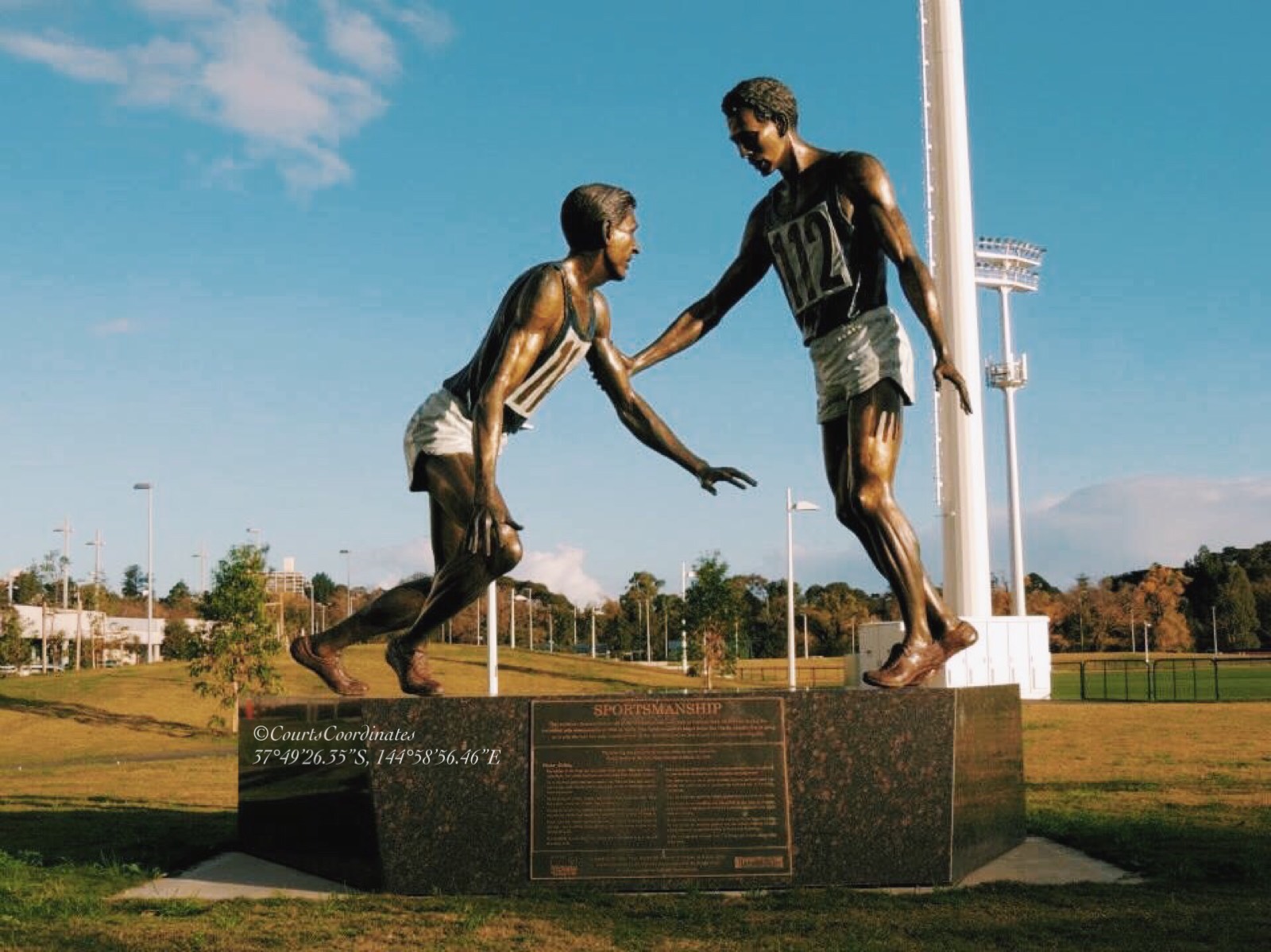 A Geographic History of the Olympic Games - Court's Coordinates