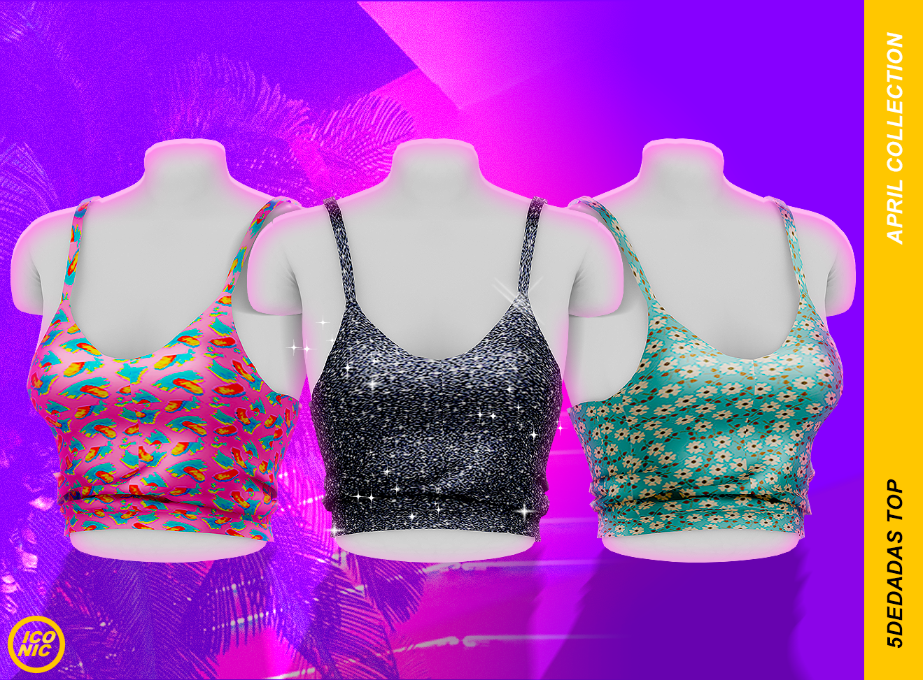 5DEDADAS (Top) | TS4 | ICONIC | The Sims 4 CC Creator