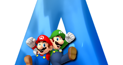 Abecedario con Luigi y Mario Bros. Luigi and Mario Bros Alphabet. - Oh ...