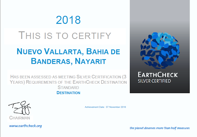 Nuevo Vallarta logra la certificación EarthCheck Plata por tercer año ...