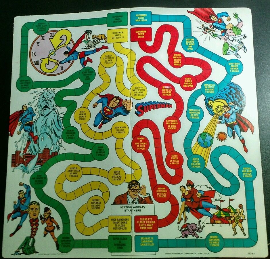 Pop Culture Safari!: Pop Artifacts: Vintage Superman board games