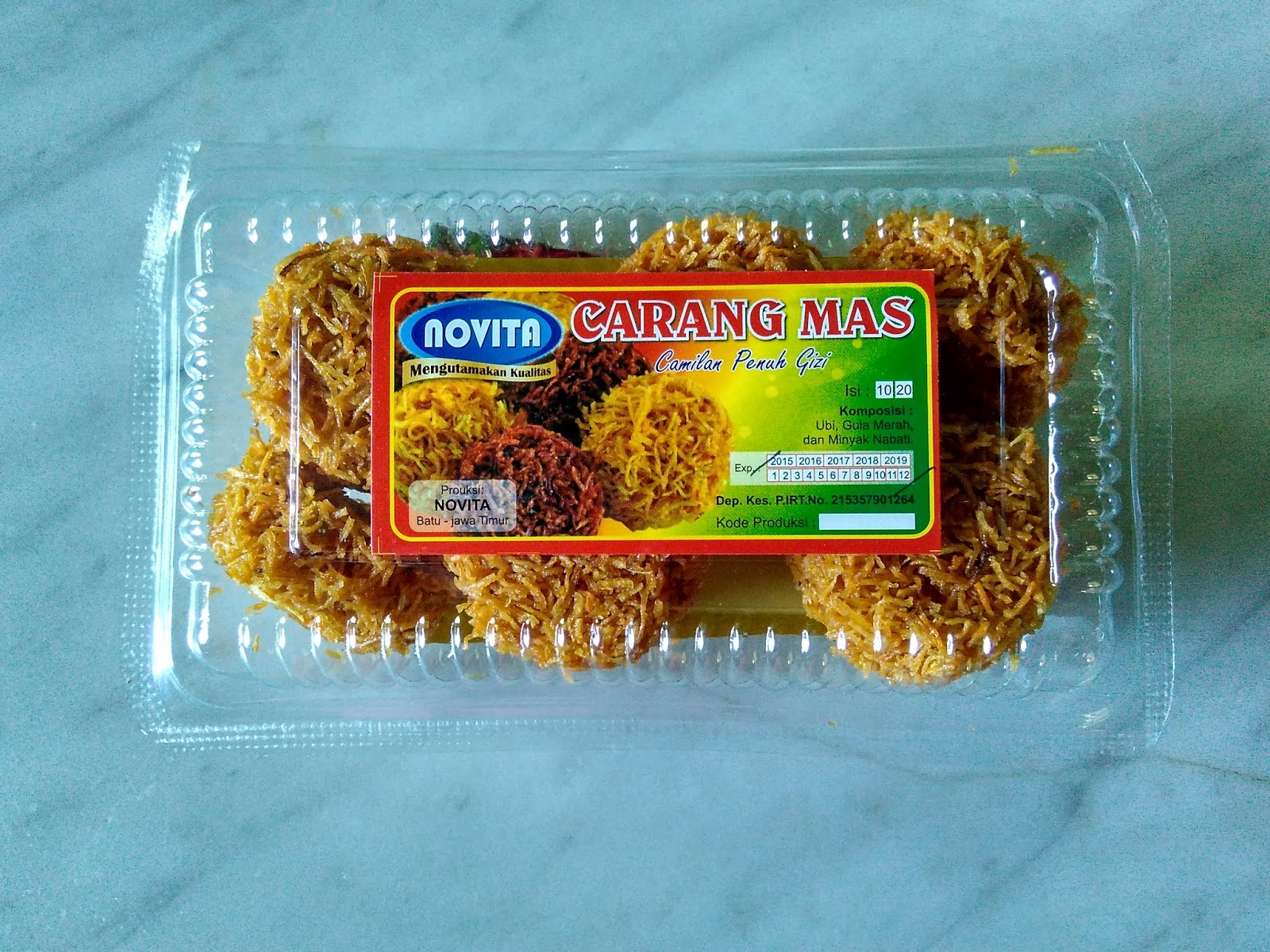 Carang Mas "NOVITA": CARANG MAS NOVITA Oleh-Oleh khas dari Kota Batu ...