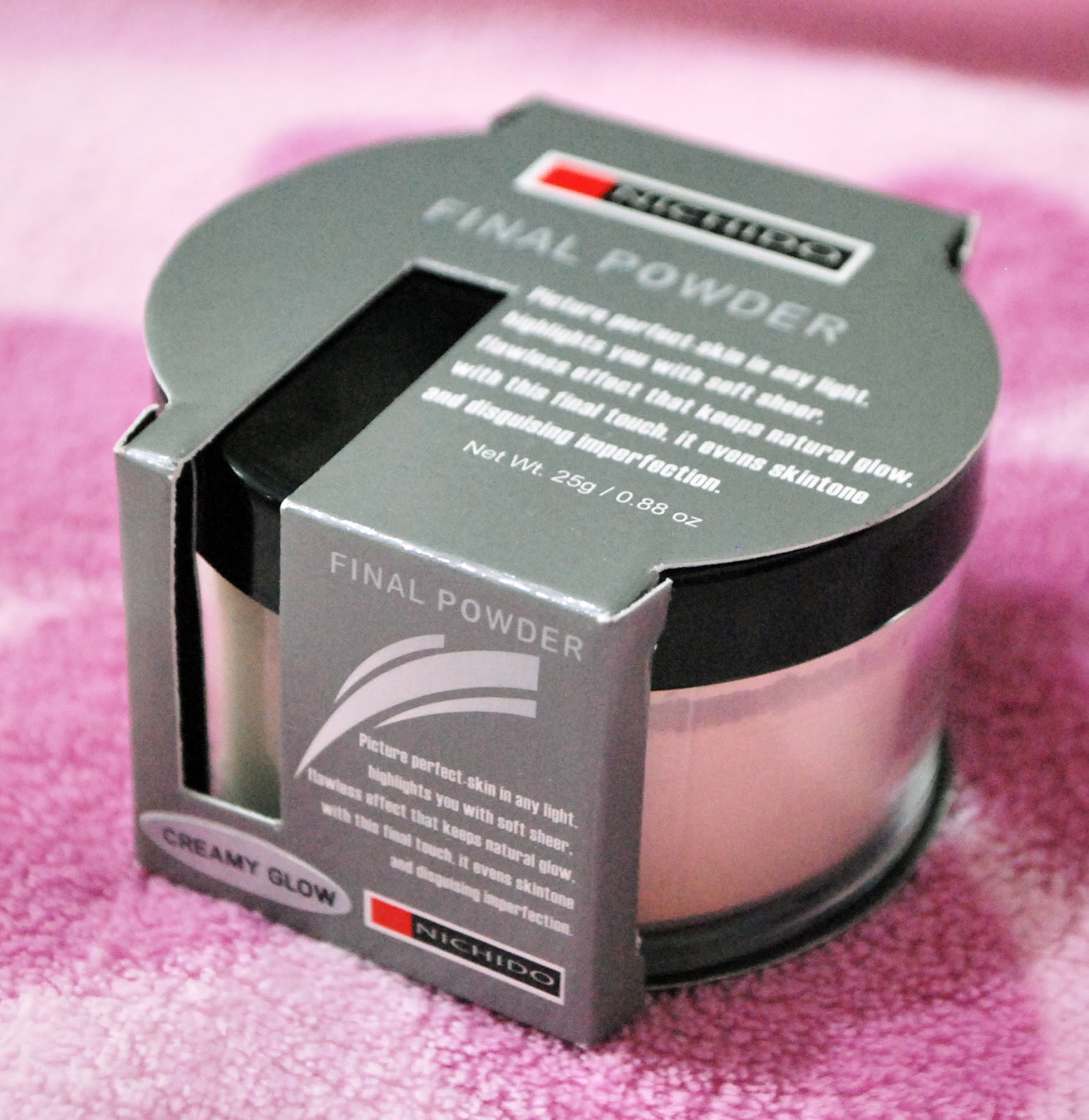 Peachy Pink Sisters: Nichido Final Powder in Creamy Glow (I'm a New Fan!)