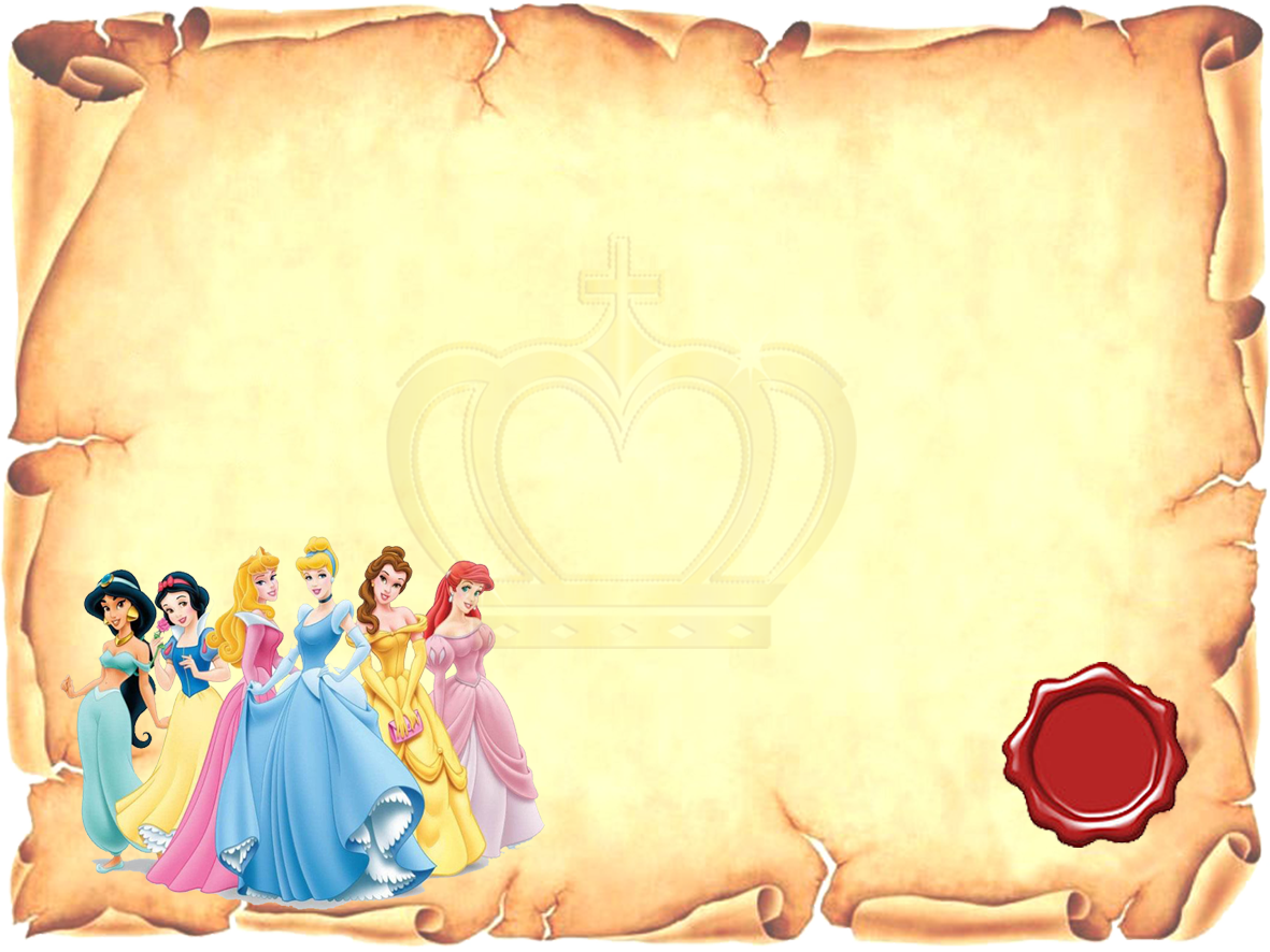 Disney Princess: Free Printable Invitations or Photo Frames. - Oh My ...