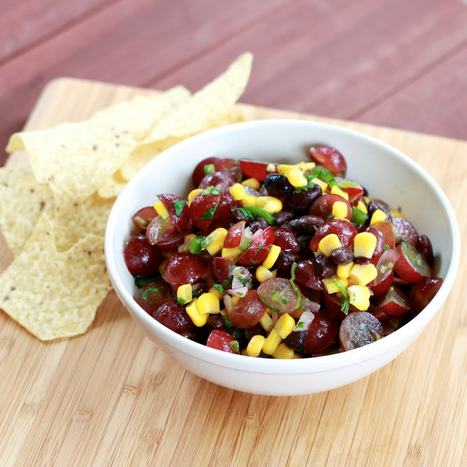 Grape, Corn, and Black Bean Salsa