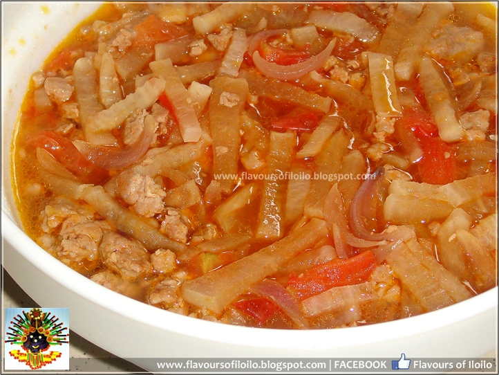 Labanos with Giniling