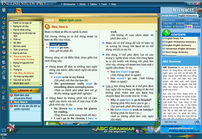English Study Pro 2012 Full Crack - Phần mềm học Tiếng Anh tốt nhất ...