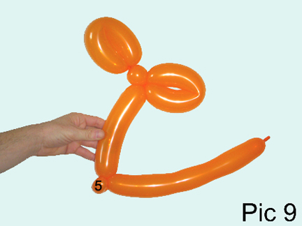 Balloon animals twisting instructions: Balloon gun