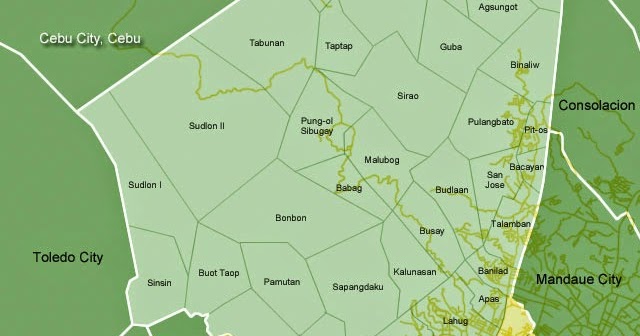 leomap: MAP OF BARANGAYS IN CEBU CITY AND THE PROVINCE OF CEBU