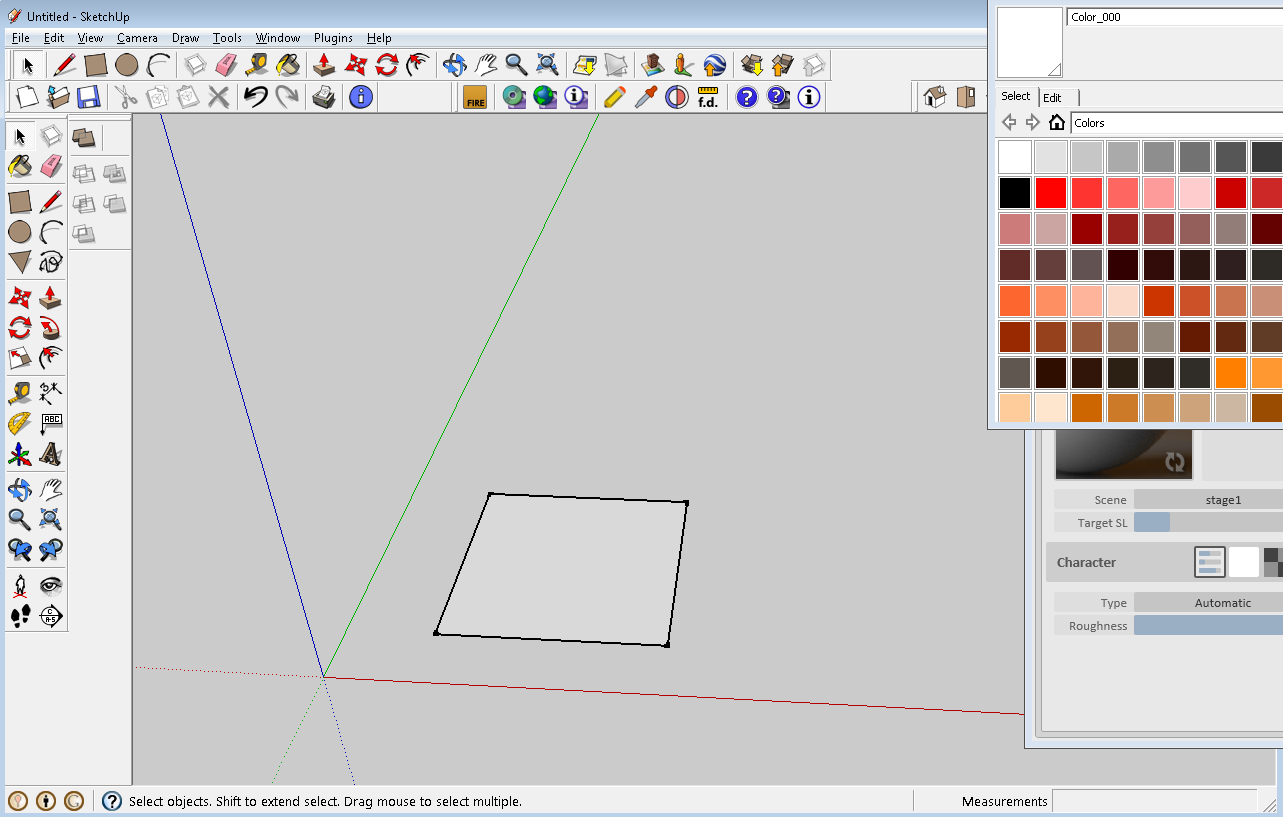 Ruben Alexander: Sketchup Tutorial: Making A Rounded Square in 6 Steps