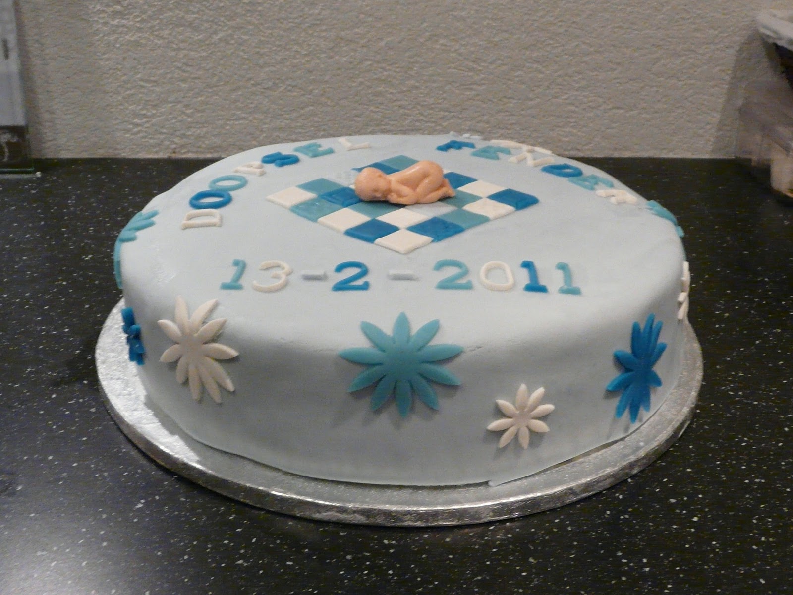 Taarten van Danielle: Doopsel taart Fender