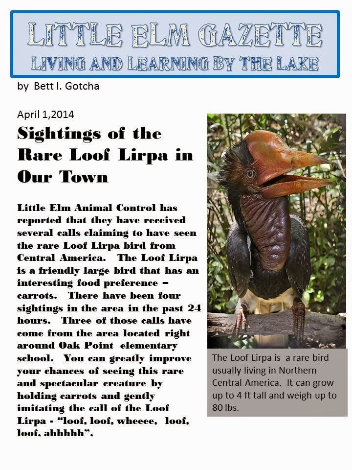 In That Room...: A Visit from Loof Lirpa