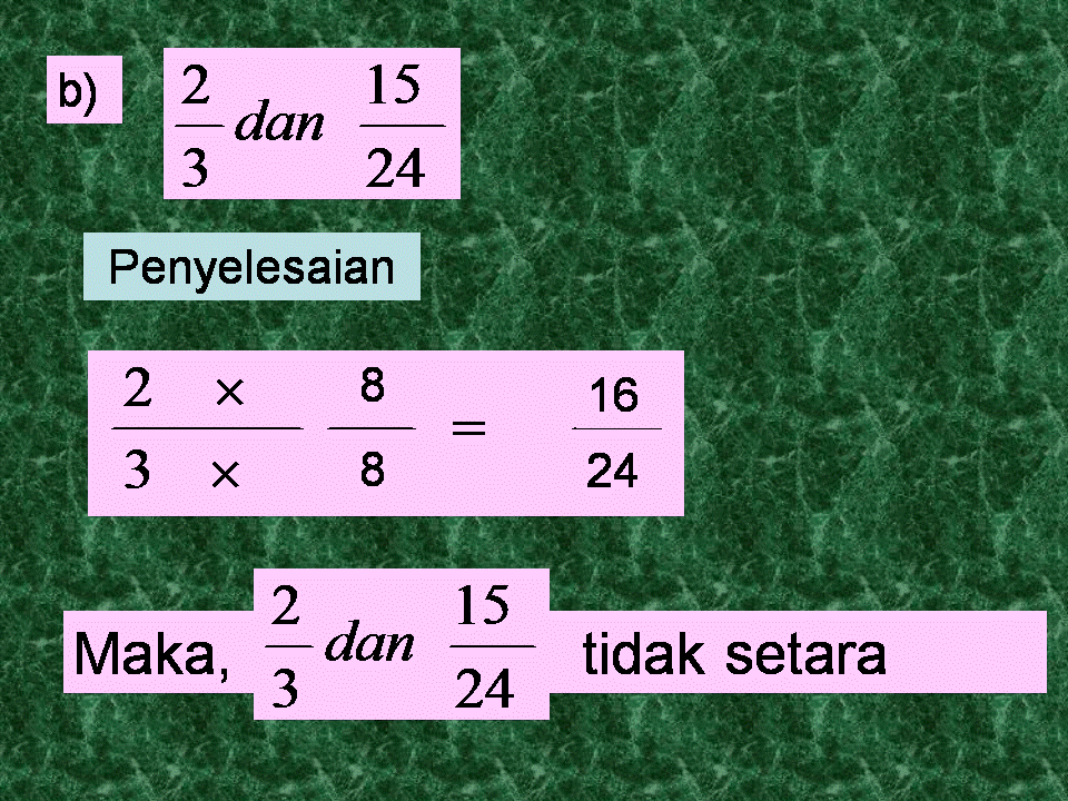 TIP BELAJAR MATEMATIK (TIPS FOR LEARNING MATHEMATICS): PECAHAN SETARA ...