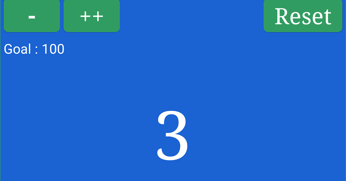 Android Click Counter With Goal : Free Clicker , Tally Counter
