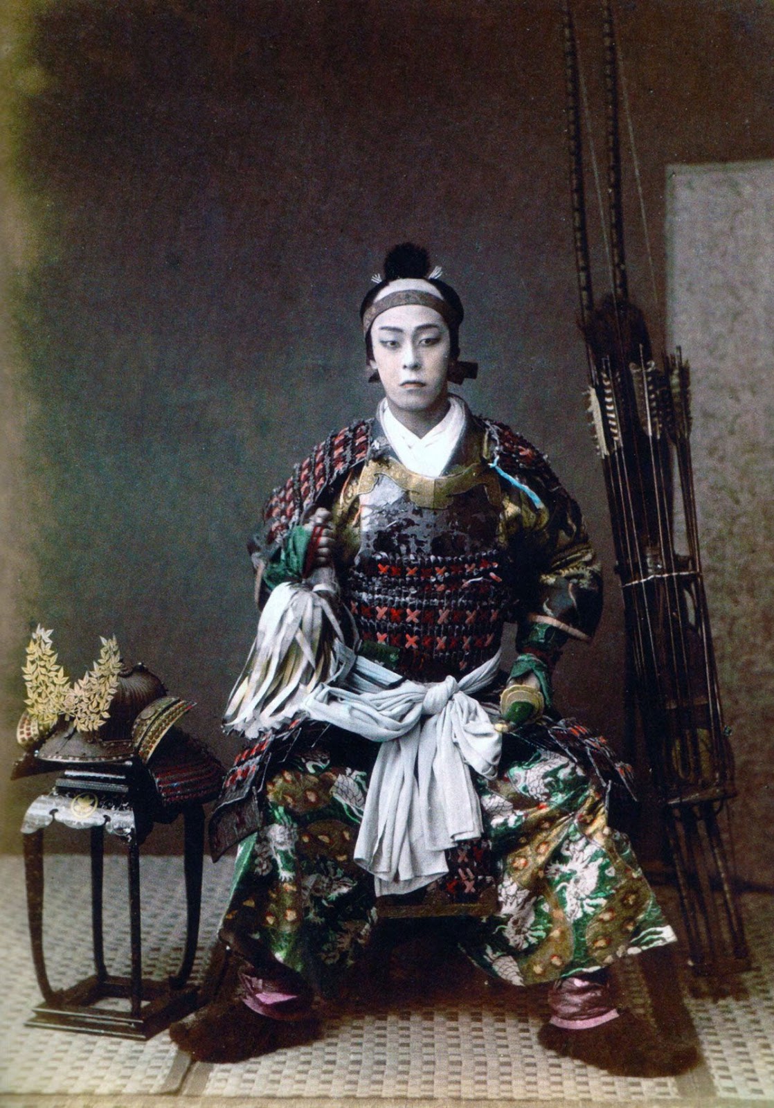 Extremely Rare and Fascinating Hand-Colored Photos of the Last Samurai ...