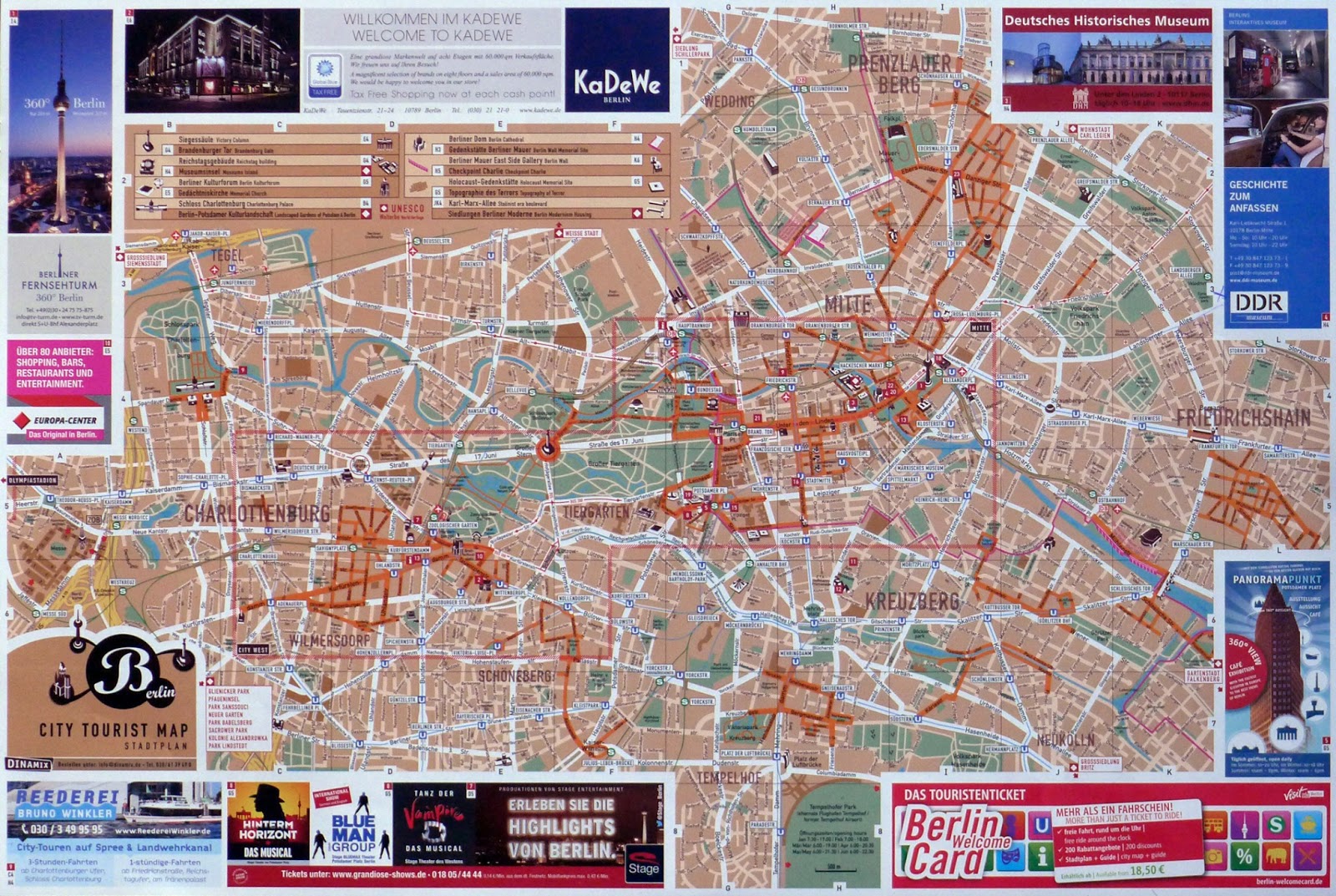 Reading the City: A Tourist Map of Berlin 1