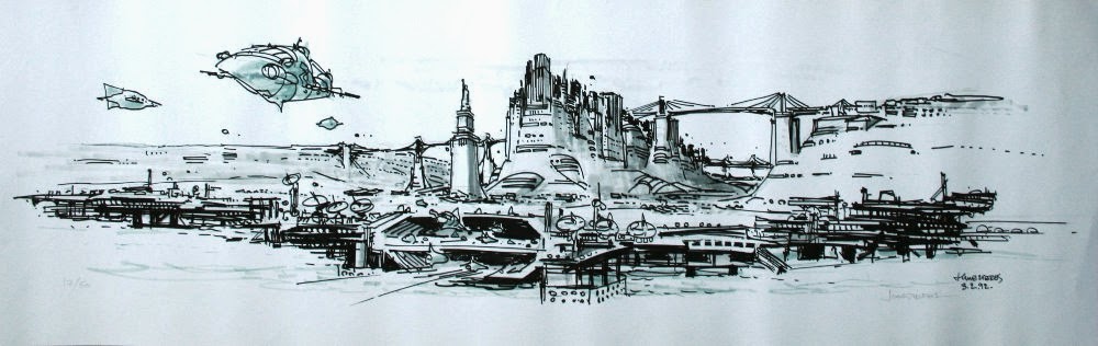 Beautifully Crafted THE FIFTH ELEMENT Concept Art by Jean-Claude ...