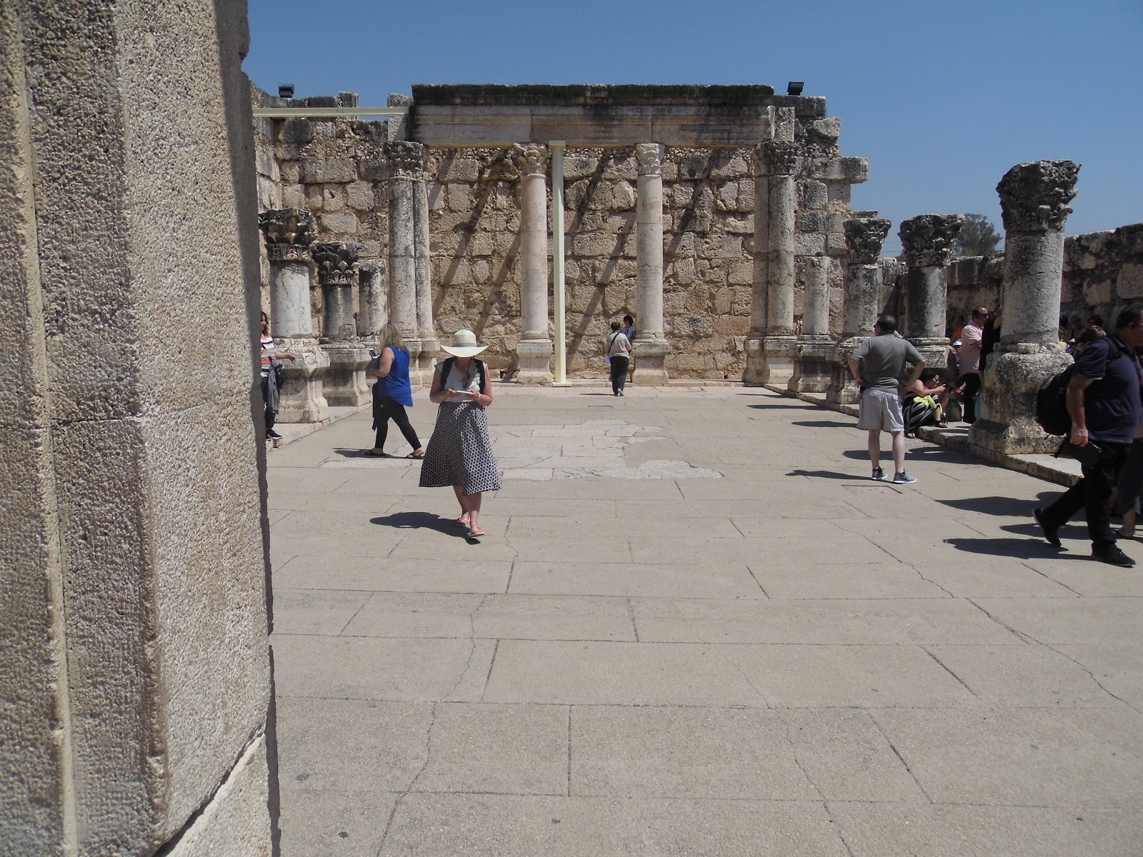 Standing where Jesus Stood