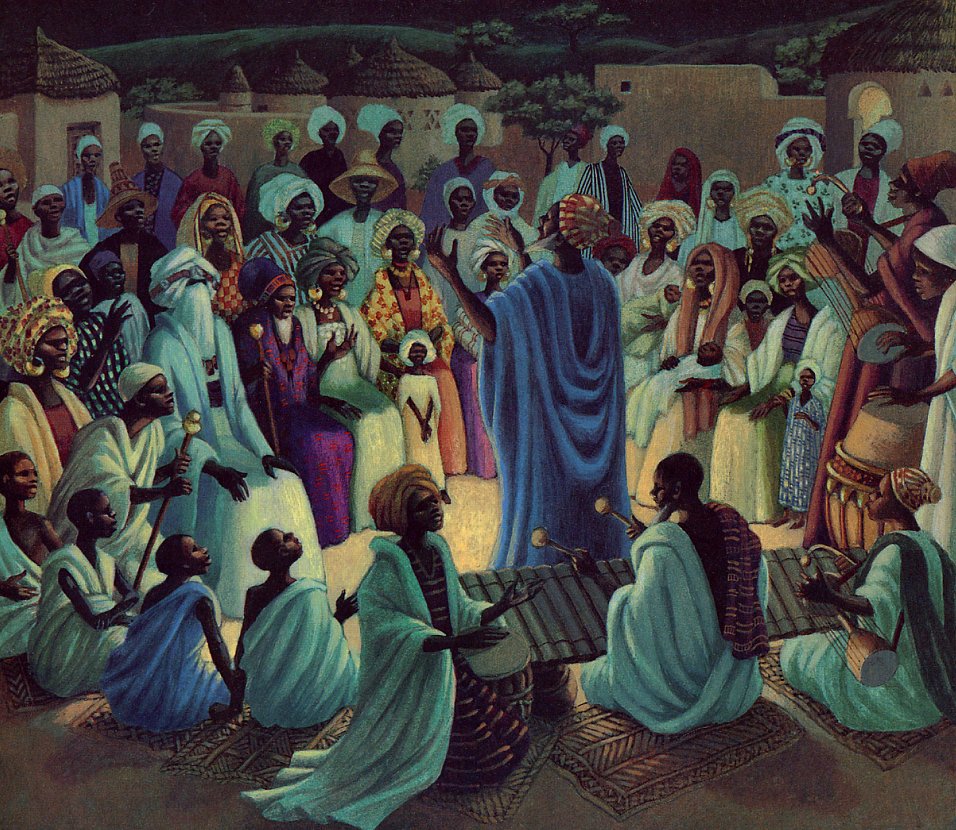 The Art of Leo and Diane Dillon: Khephra Burns: Mansa Musa