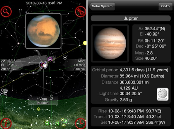 Programas e aplicativos para Astronomia