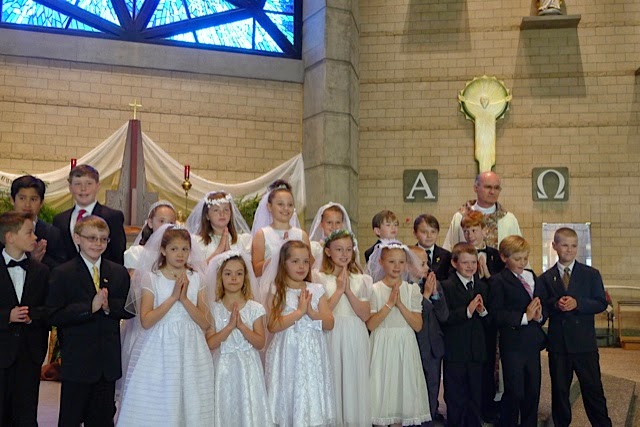 Father Julian's Blog: Bend First Holy Communion