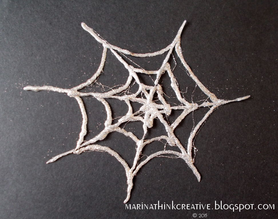 Ragnatele scintillanti per Halloween in dieci minuti