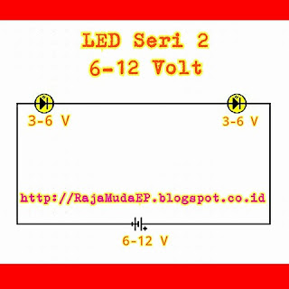 cara merangkai led 12 volt | RajaMuda E-Program