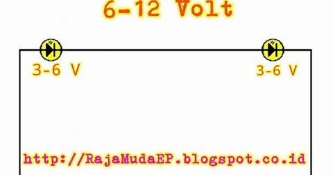 cara merangkai led 12 volt | RajaMuda E-Program