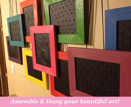 Patterned Love: DIY: Frame Art