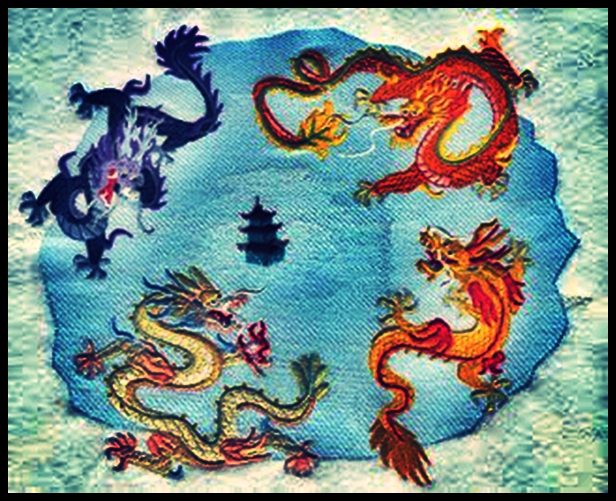 Otoke-Katarsis: Los cuatro dragones ( cuento de China)