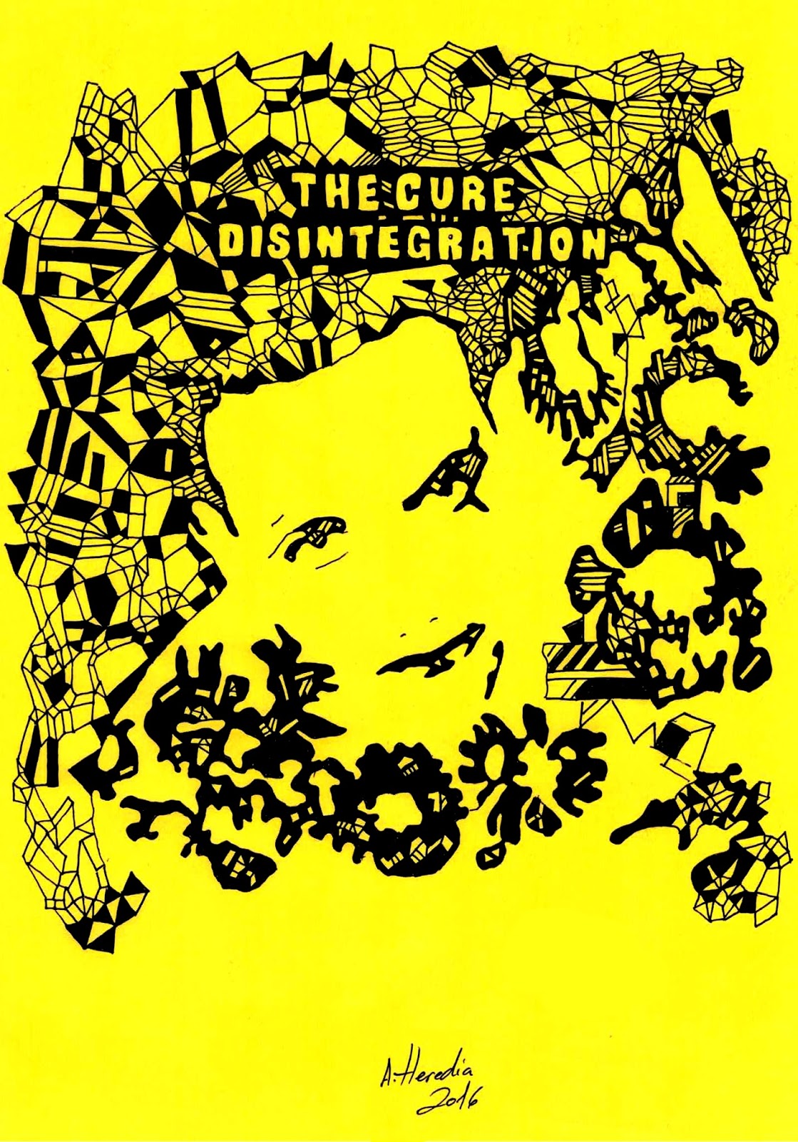 Arte Antonio Heredia : THE CURE - DISINTEGRATION