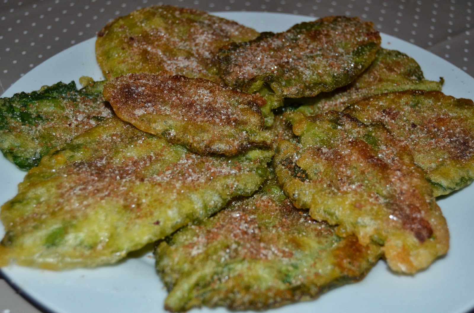 Cocinando vegetales: Crespillos aragoneses
