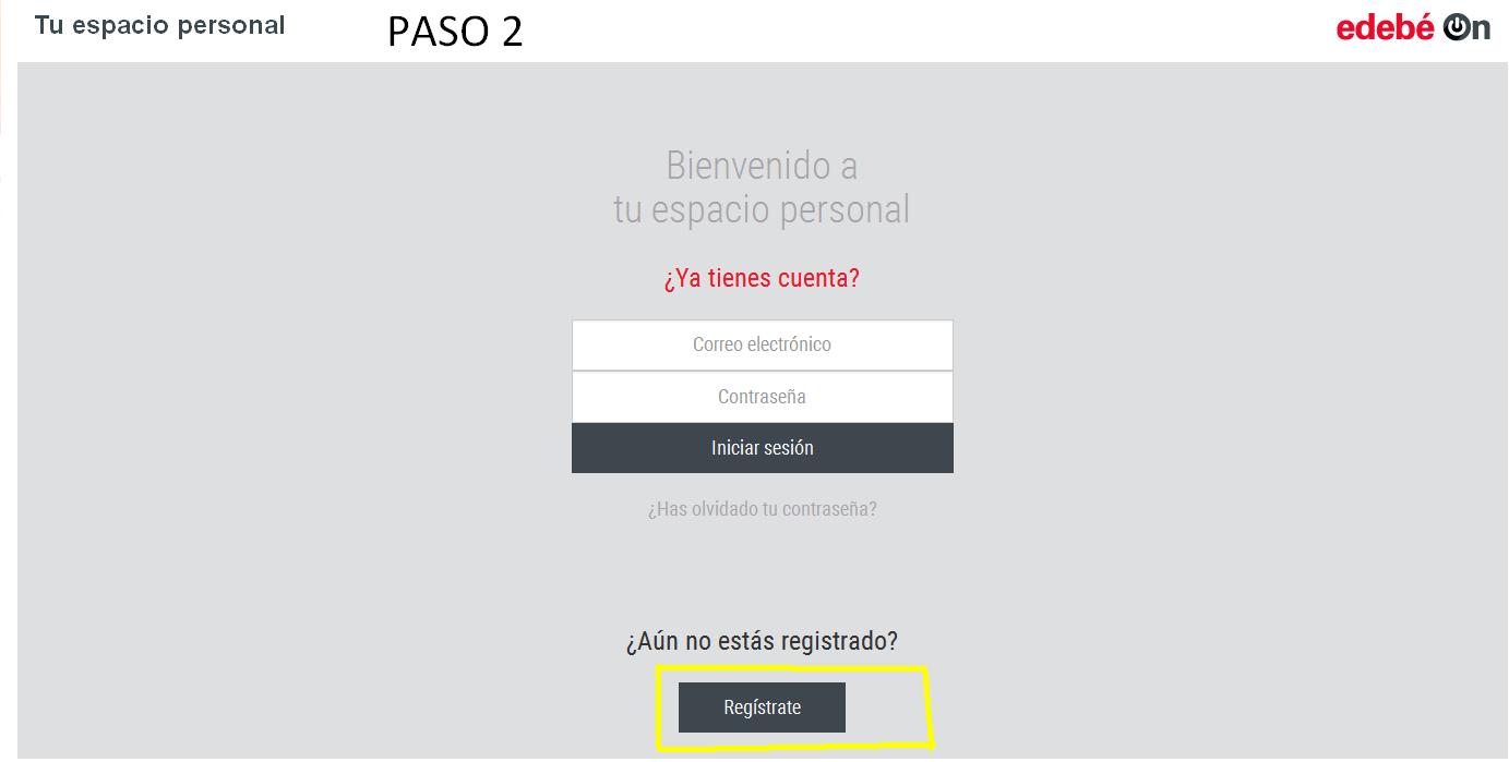 Aprendiendo por un tubo: Inscripción Edebé On.