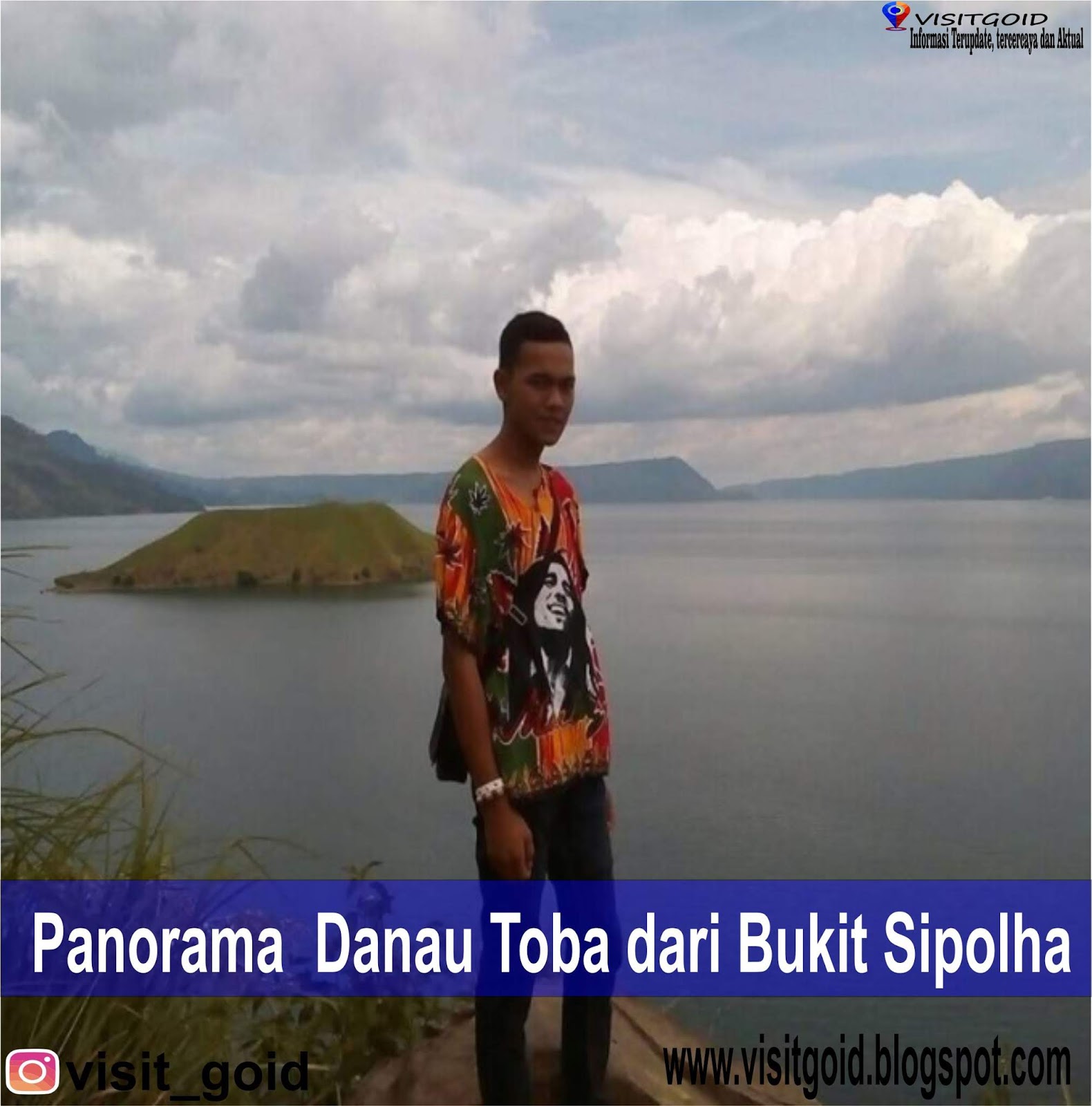 Panorama Danau Toba dari bukit Sipolha - VISITGOID