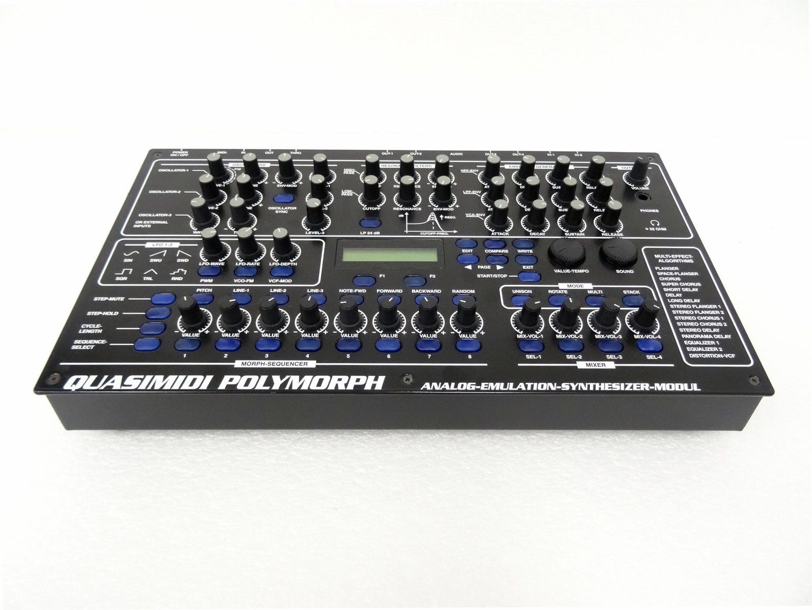 MATRIXSYNTH: Alternate Panel Design Quasimidi PolyMorph SN 58981