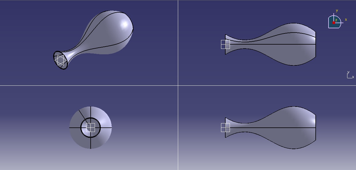 Catia v5 Tutorial for Beginners: Catia v5 Tutorial: Multi-section Solid ...