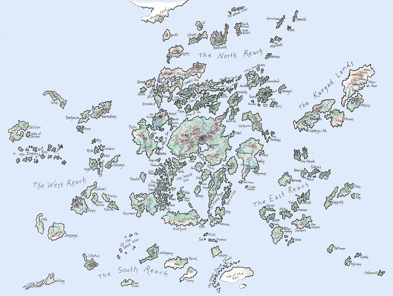 Nerdovore: Maps of Earthsea