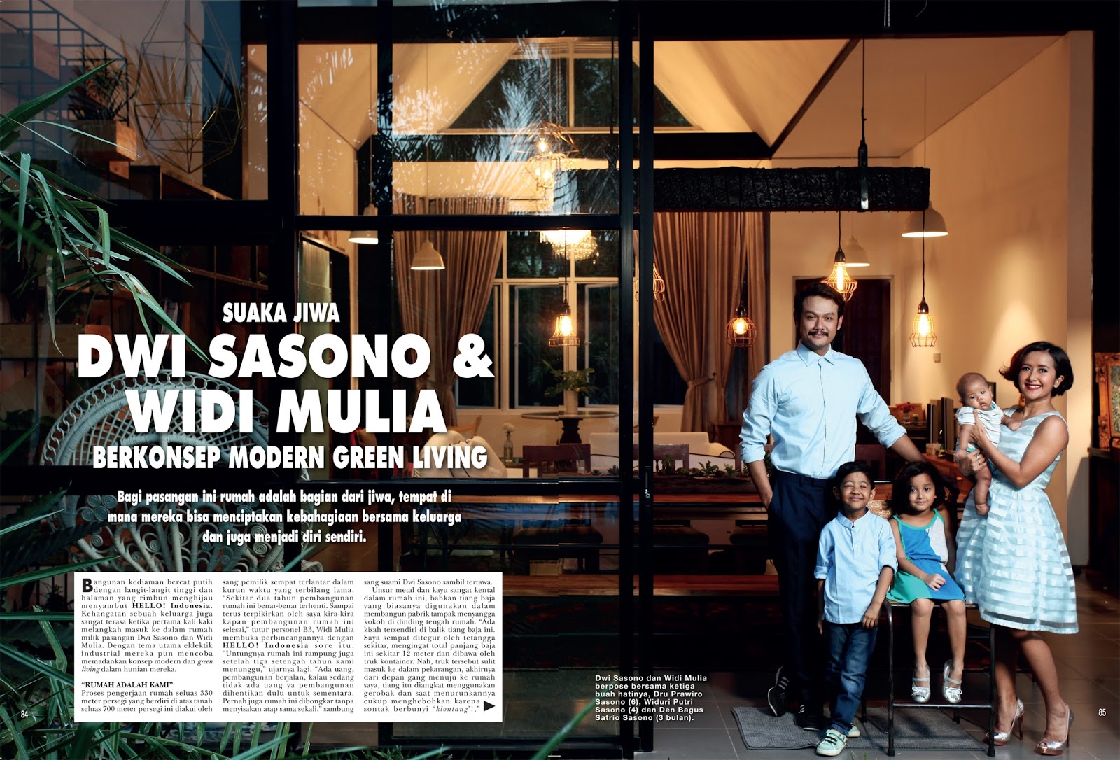 Suaka Jiwa Dwi Sasono & Widi Mulia, Berkonsep Modern Green Living ...
