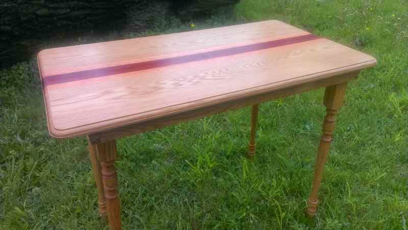 Pragmatic Woodworker: Civil War Folding Table: Finished Is Finished
