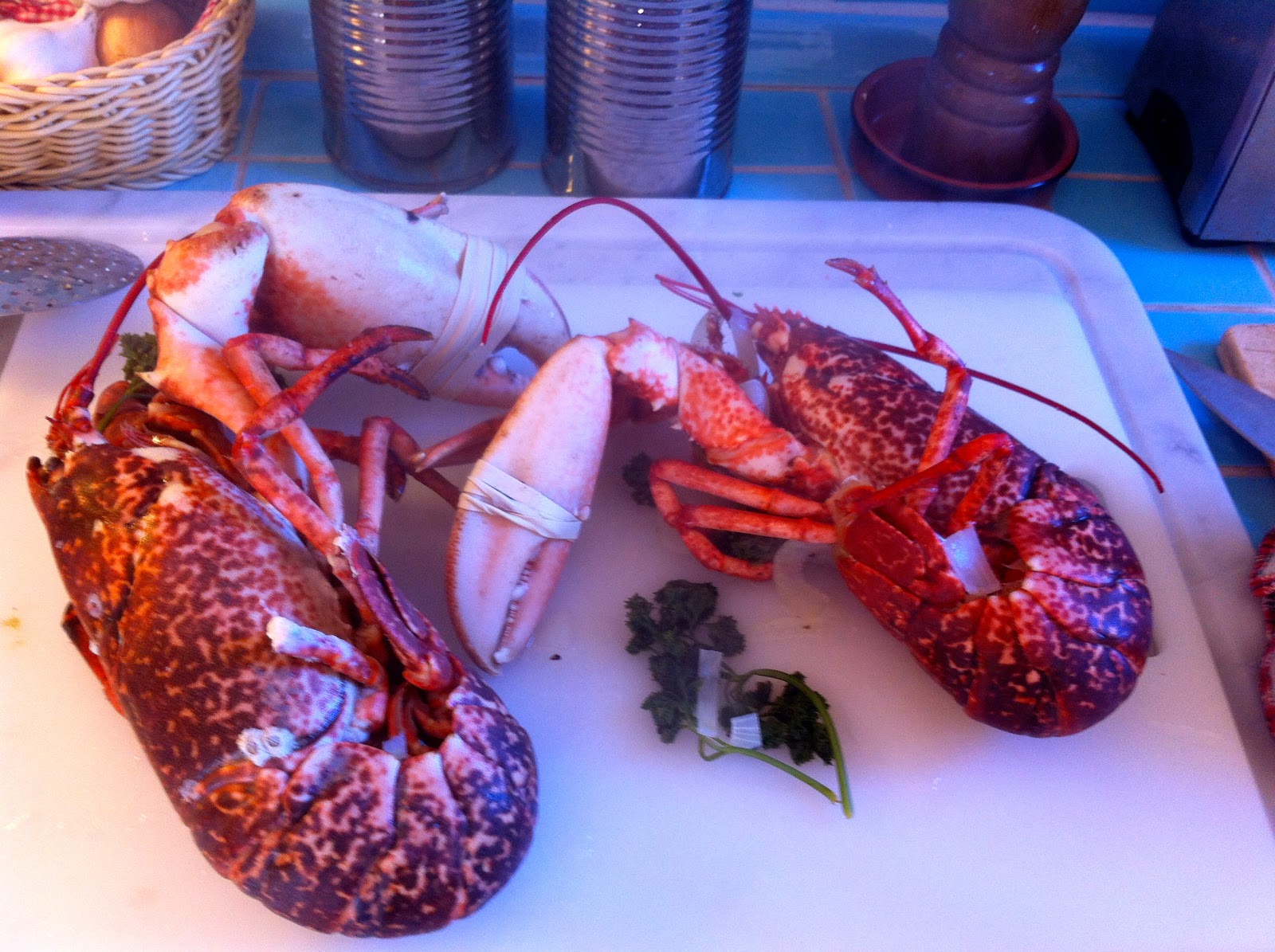 La cuisine de Pacha: Les homards bretons