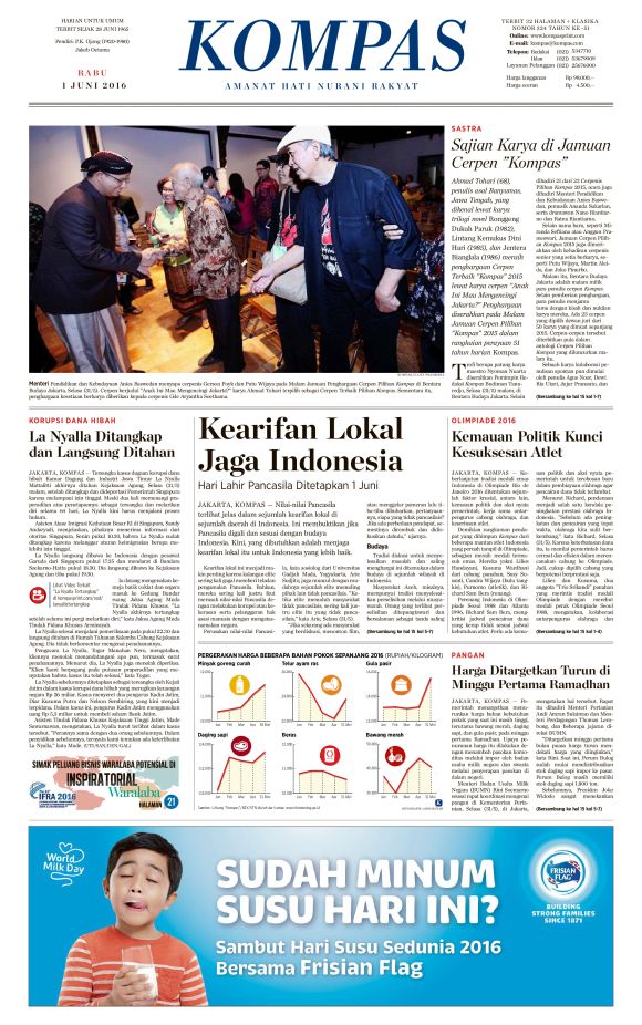 Kompas Hari Ini: June 2016