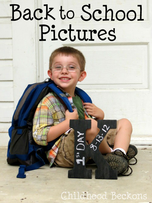 Childhood Beckons: Back to School Pictures