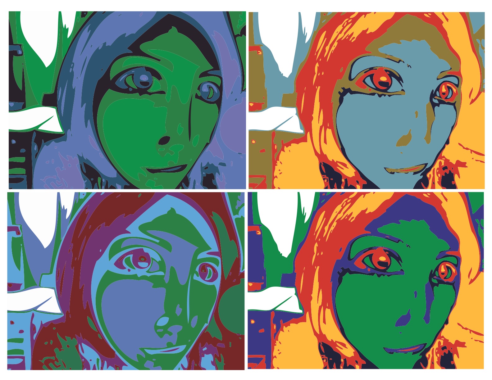 Jocelyn's Illustration Blog: Digital Illustration Portrait Practice