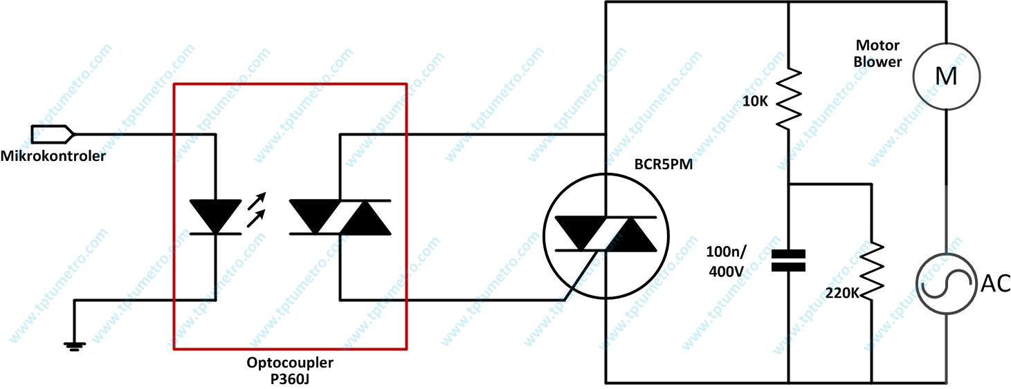 RANGKAIAN APLIKASI TRIAC - TPTUMETRO