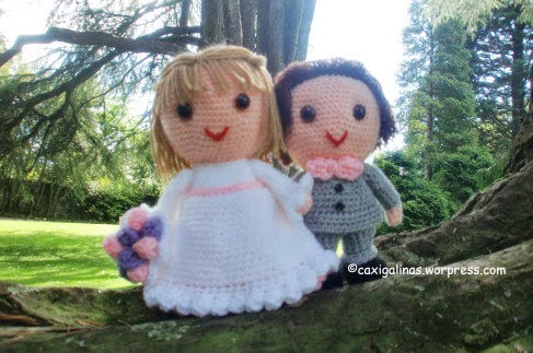 Bride and Groom Wedding dolls by Mary - Sayjai Amigurumi Crochet ...