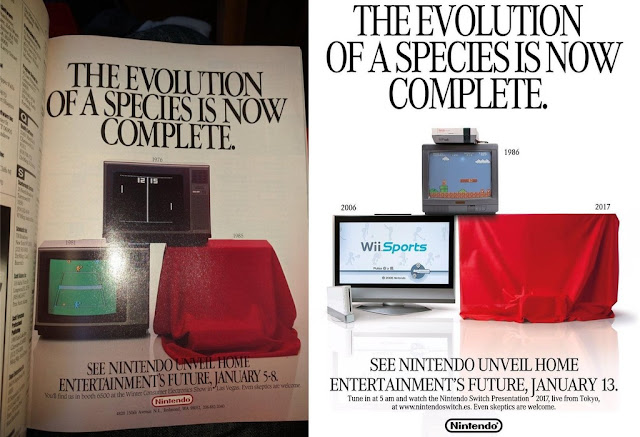 Nintendo recupera antigua publicidad para su nueva plataforma Switch