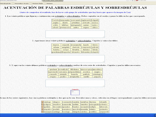 BLOG TUTORES 4º CEIP MIGUEL BERROCAL: PALABRAS ESDRÚJULAS
