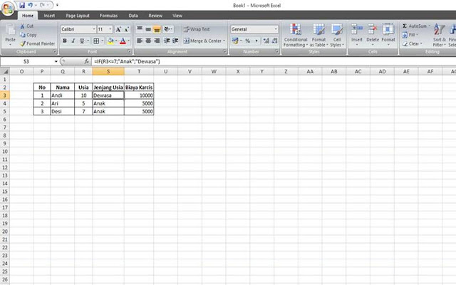 Tugas Tugas: Praktikum 2 Microsoft Excle