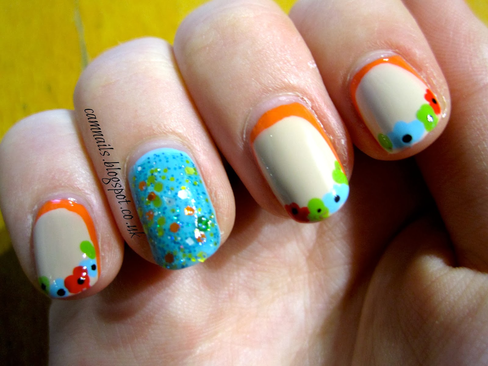 Cambridge Nails: Floral ruffian