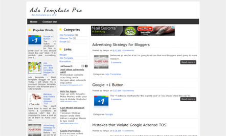 Template Papers | Free Download Blogger Templates - Database Source For ...